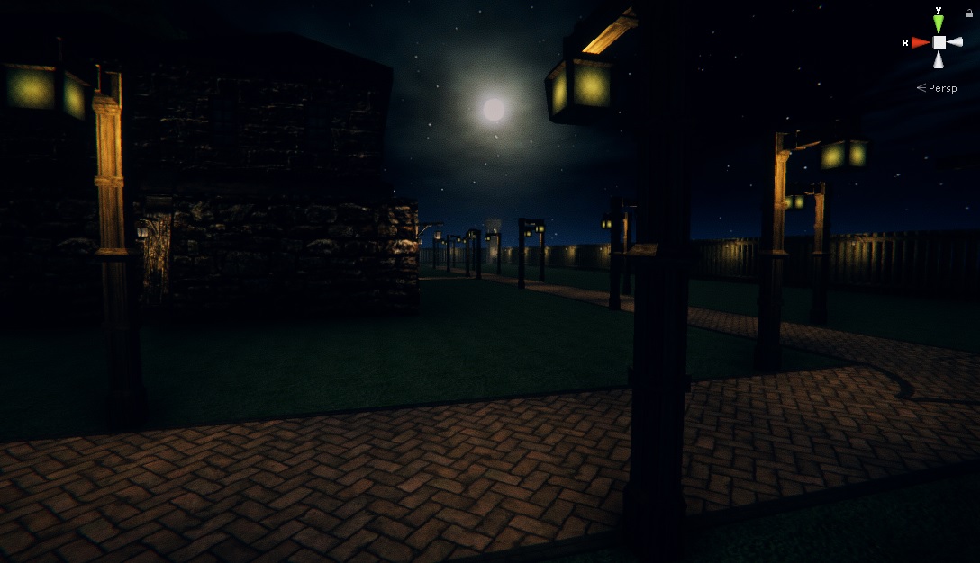 Roger's Blog: Made a Night Scenario in Unity