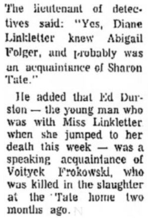 The Manson Family Blog - Tate LaBianca Murders - TLB - True Crime ...