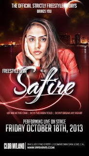 FREESTYLE CENTRAL: SAFIRE PERFORMING LIVE OCT 18TH @ CLUB MILANO SAN ...