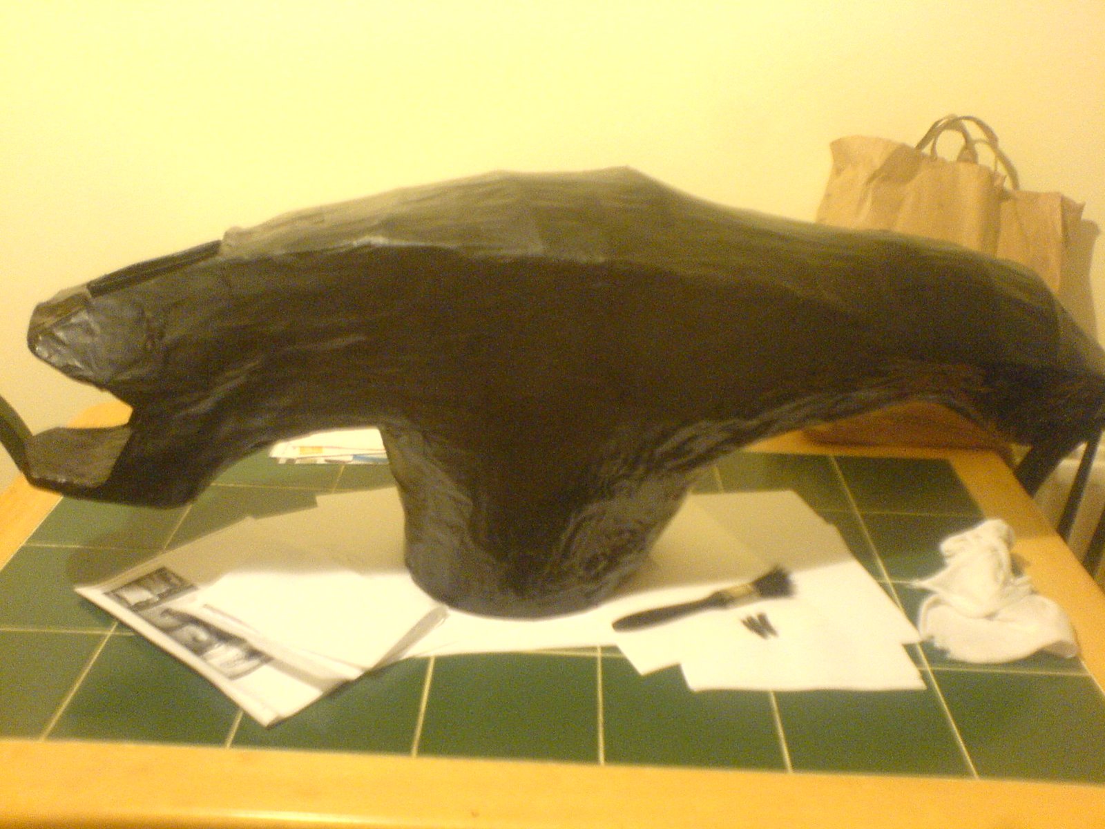 Paper Mache Alien Head at Caitlin Shaeffer blog