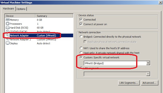 Knowledge Area: VMware Multiple Bridged Network