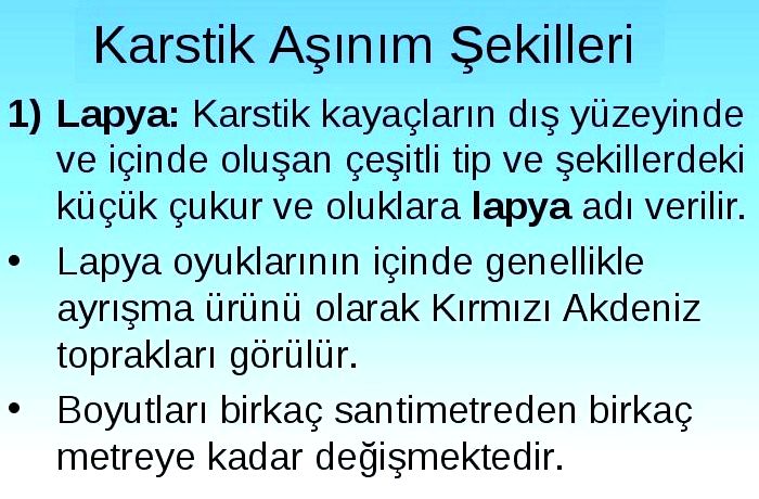 Definecileri İlgilendiren Önemli Taşlar