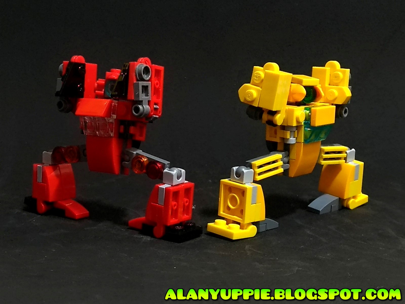 Alanyuppie's LEGO Transformers: LEGO Bumblebee and Cliffjumper at the ...