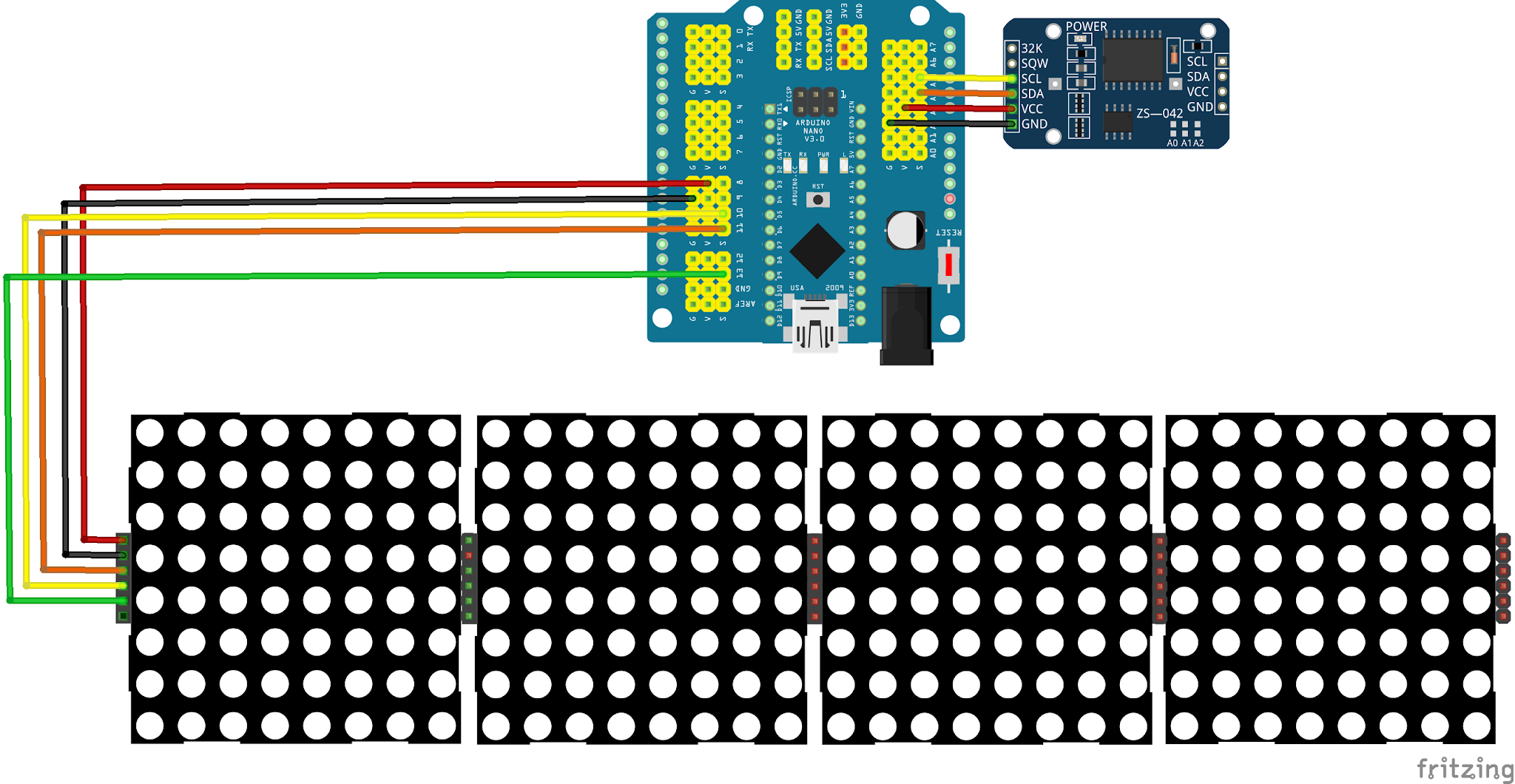 CNC STORE BANDUNG: MEMBUAT JAM DIGITAL MENGGUNAKAN DOT MATRIX