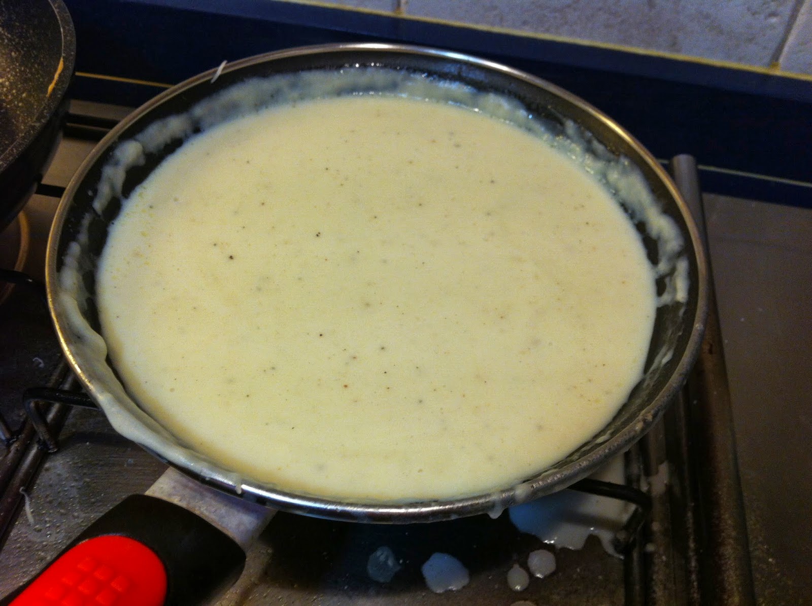 La Mezcla Letal: Bechamel de queso parmesano