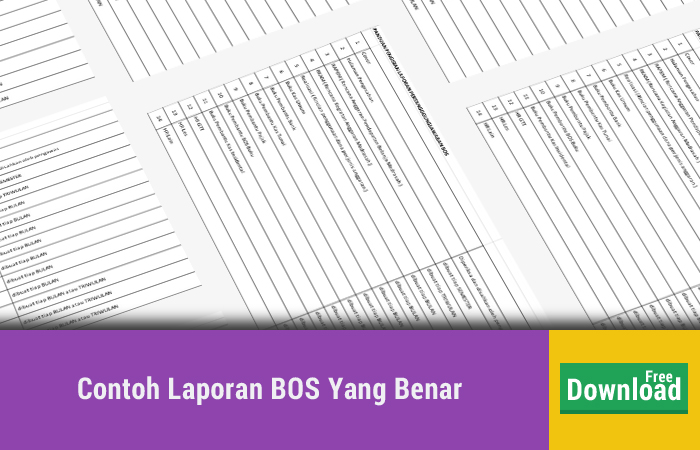 Contoh SPJ BOS Yang Baik Sesuai Juknis Bos 2017 - Laporan BOS (Bantuan ...