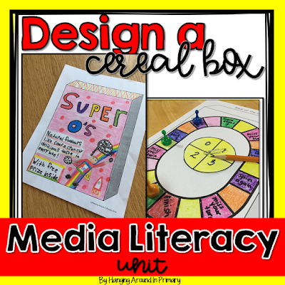 How to Use Cereal Boxes to Teach Media Literacy | Hanging Around In Primary