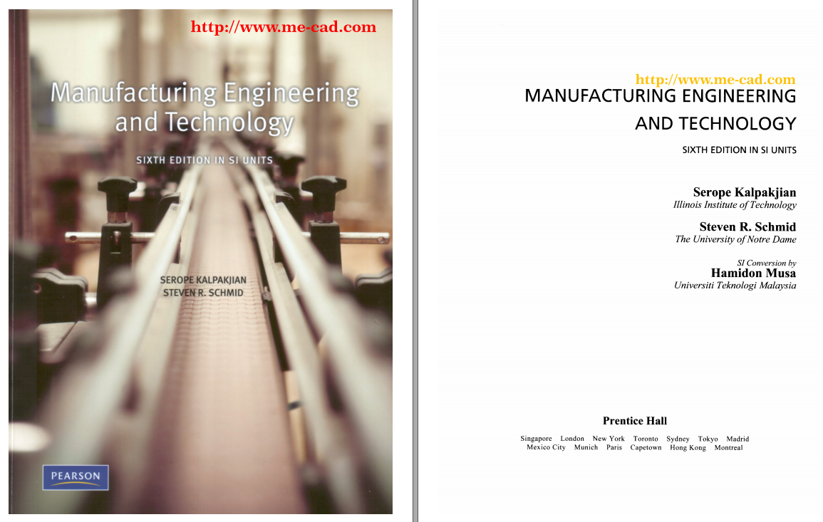 Manufacturing Engineering and Technology - Full books - 1197 Trang