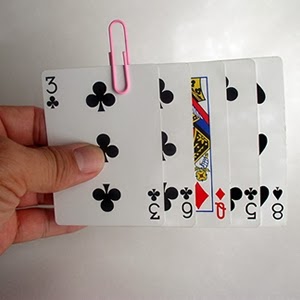Easy card tricks: The Clipped Card