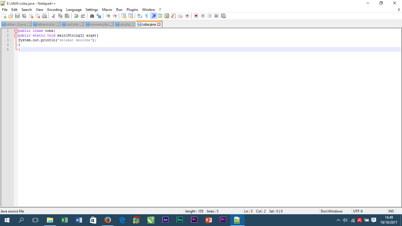 Junior programingindo: Cara Compiler dan Run program Java di Cmd