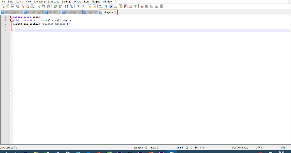 Junior programingindo: Cara Compiler dan Run program Java di Cmd