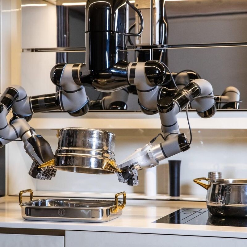 Tecnoneo: El robot de cocina Moley hace la comida y limpia después