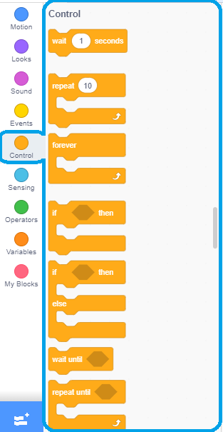 Penjelasan Tab Bar (Bagaian Code) Pada Scratch | Void Code