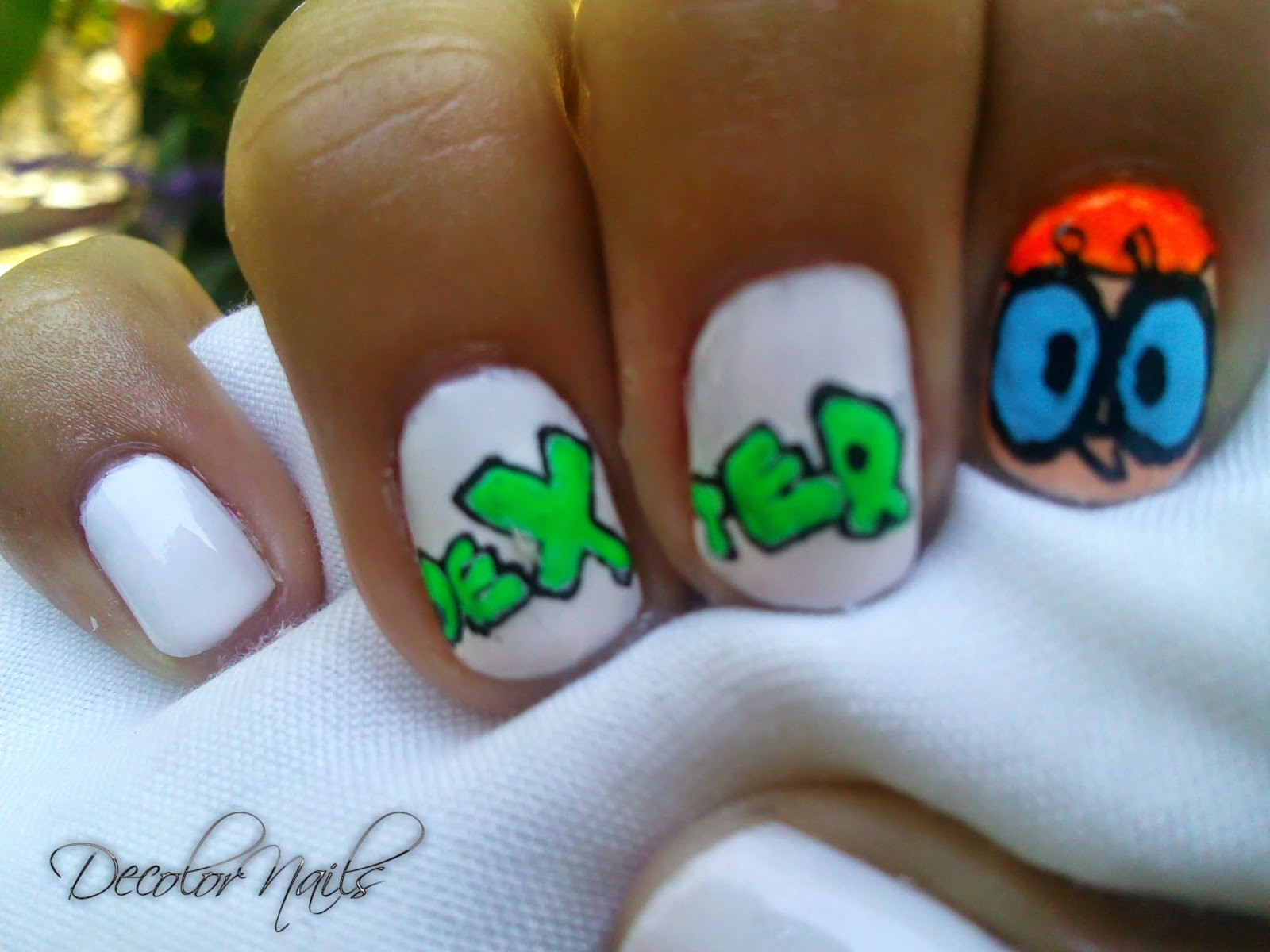 Decolornails : Reto Cartoon Network/ El Laboratorio de Dexter