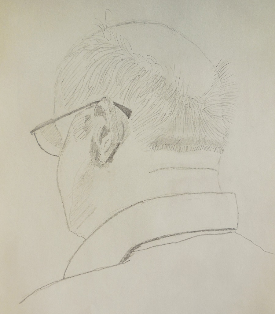 Art With a Needle: Drawing progress report 1 -- drawing class