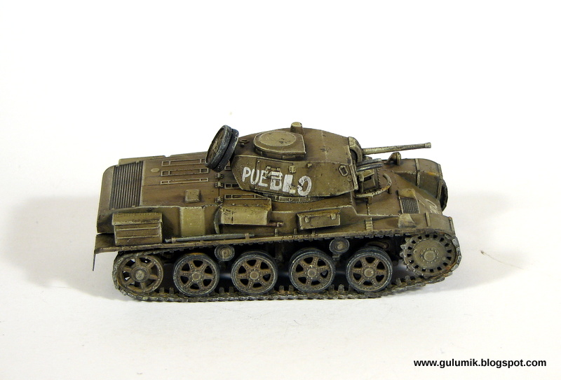 Gulumik Military Models: Stridsvagn m/40 L 1/72