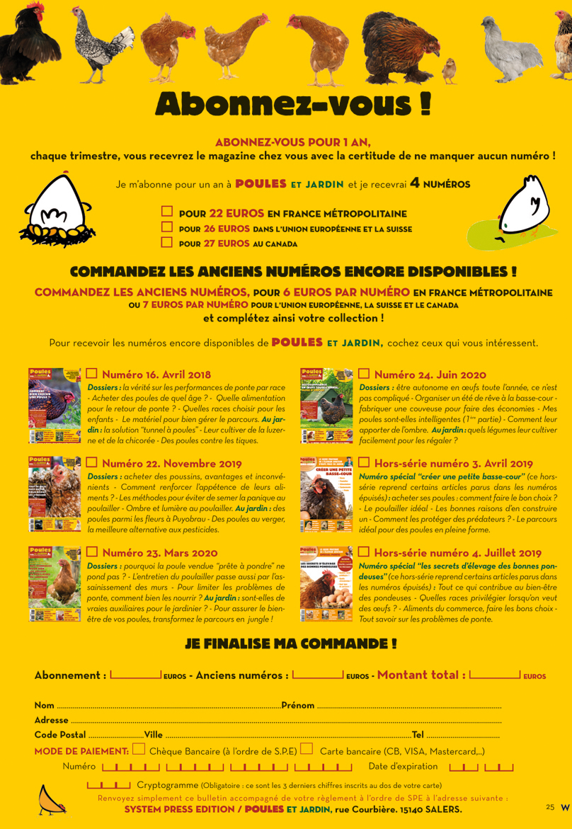 magazine Poule&Jardin