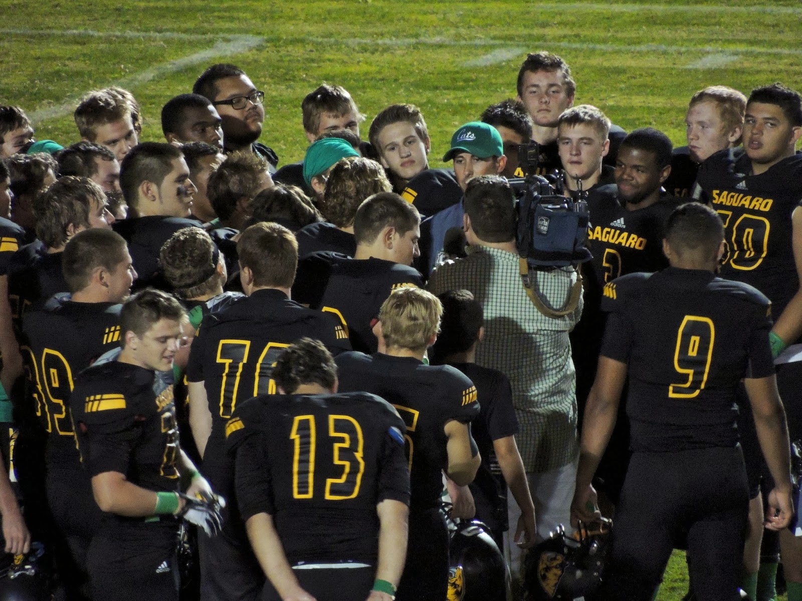 Scottsdale Daily Photo: Photo: Football Team Meeting