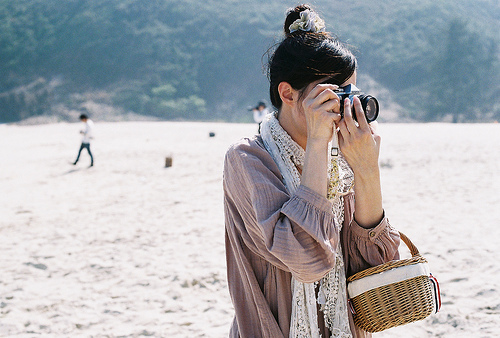 fotography.: cameras at the beach.