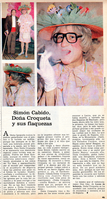 La ficha rosa del trivial: Doña Croqueta (Simón Cabido).