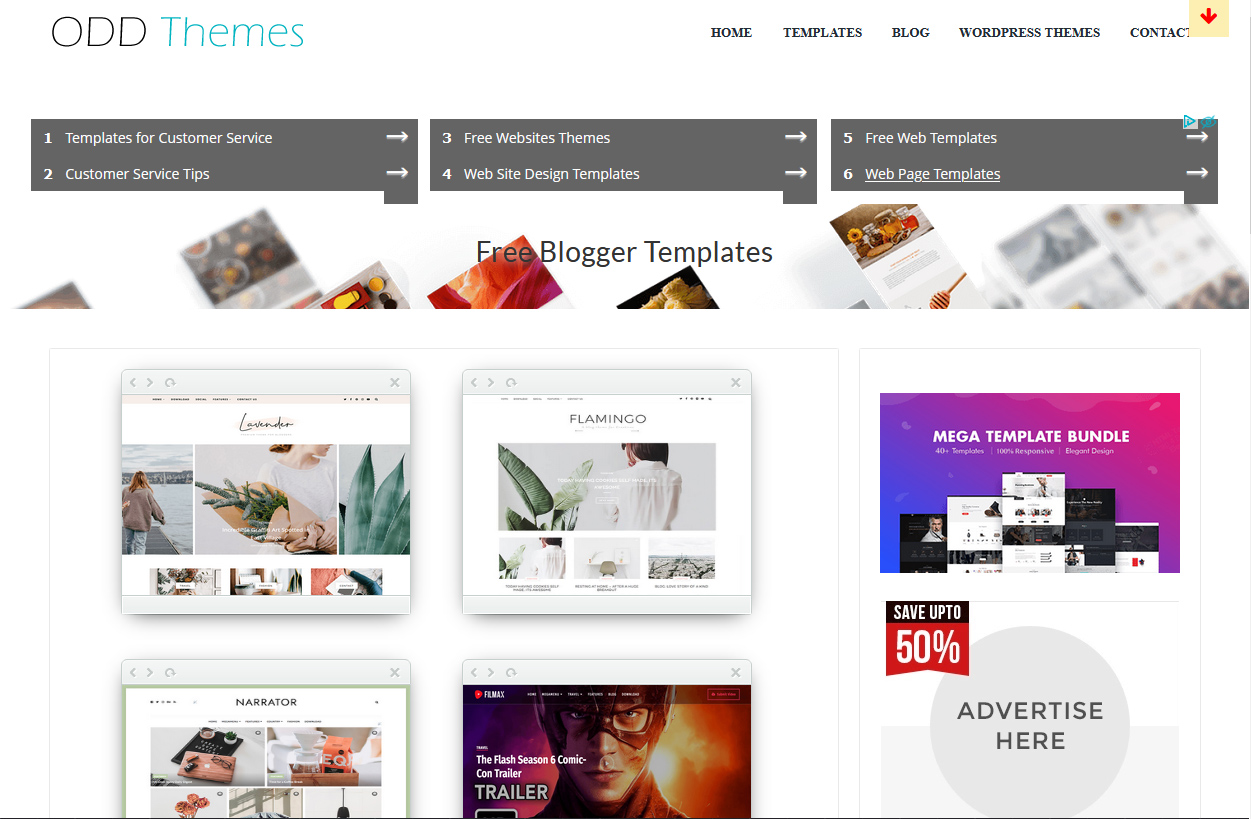 おしゃれで無料なBloggerテンプレート配布サイト
