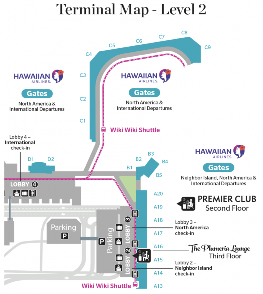 Honolulu International Airport Layout