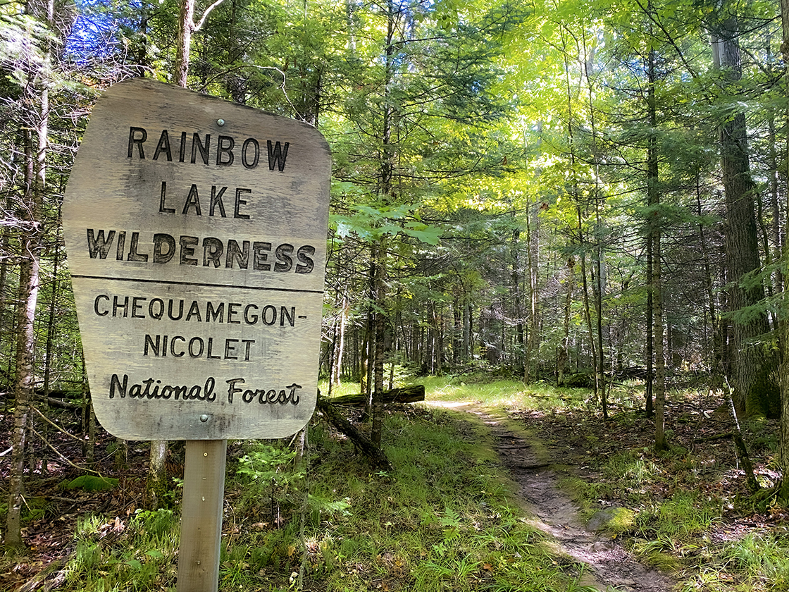 Hiking the North Country Trail Rainbow Lake Wilderness to Drummond Woods