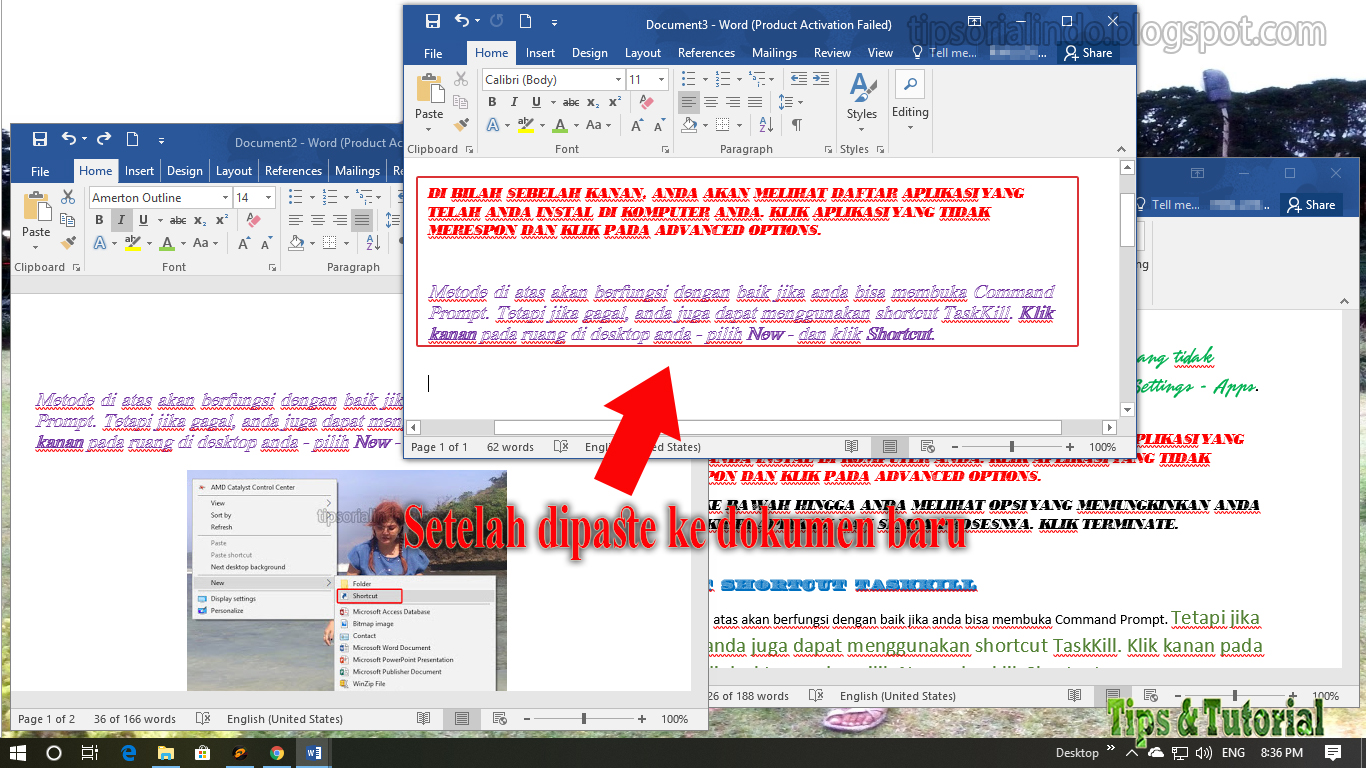 Cara Copy dan Paste Banyak Pilihan Teks di Microsoft Word ...