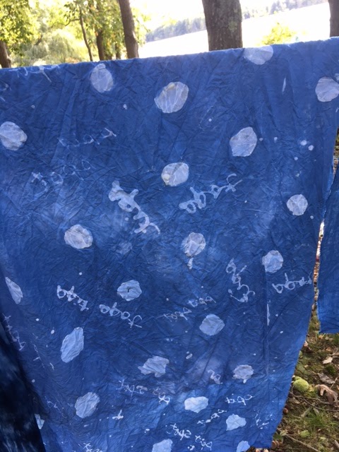 Cheryl Lynch Quilts: Indigo Fabric Dyeing @Whitney Lake Cheryl Lynch Quilts: Indigo Fabric Dyeing @Whitney Lake