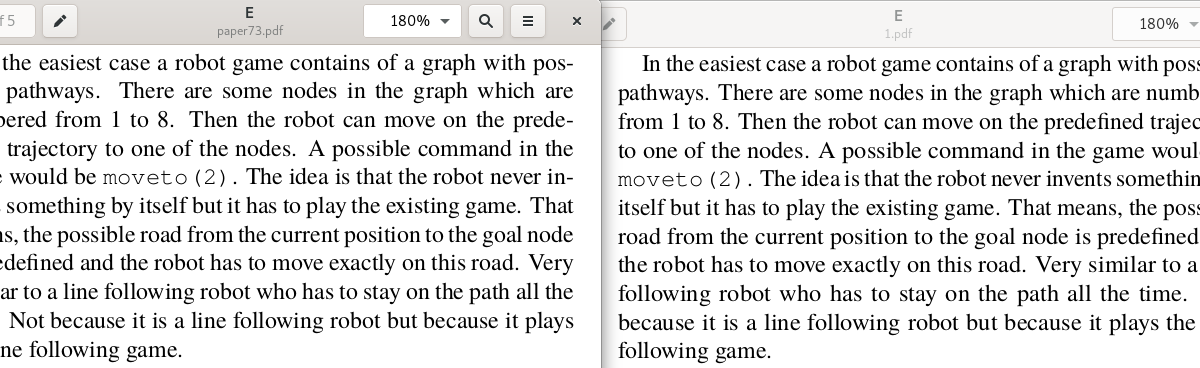 Robotics and Artificial Intelligence: The LaTeX microtype package