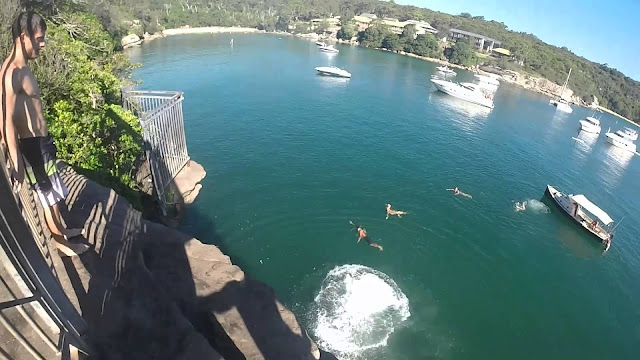 Manly Cliff Jumping - Stefanny'S diaries