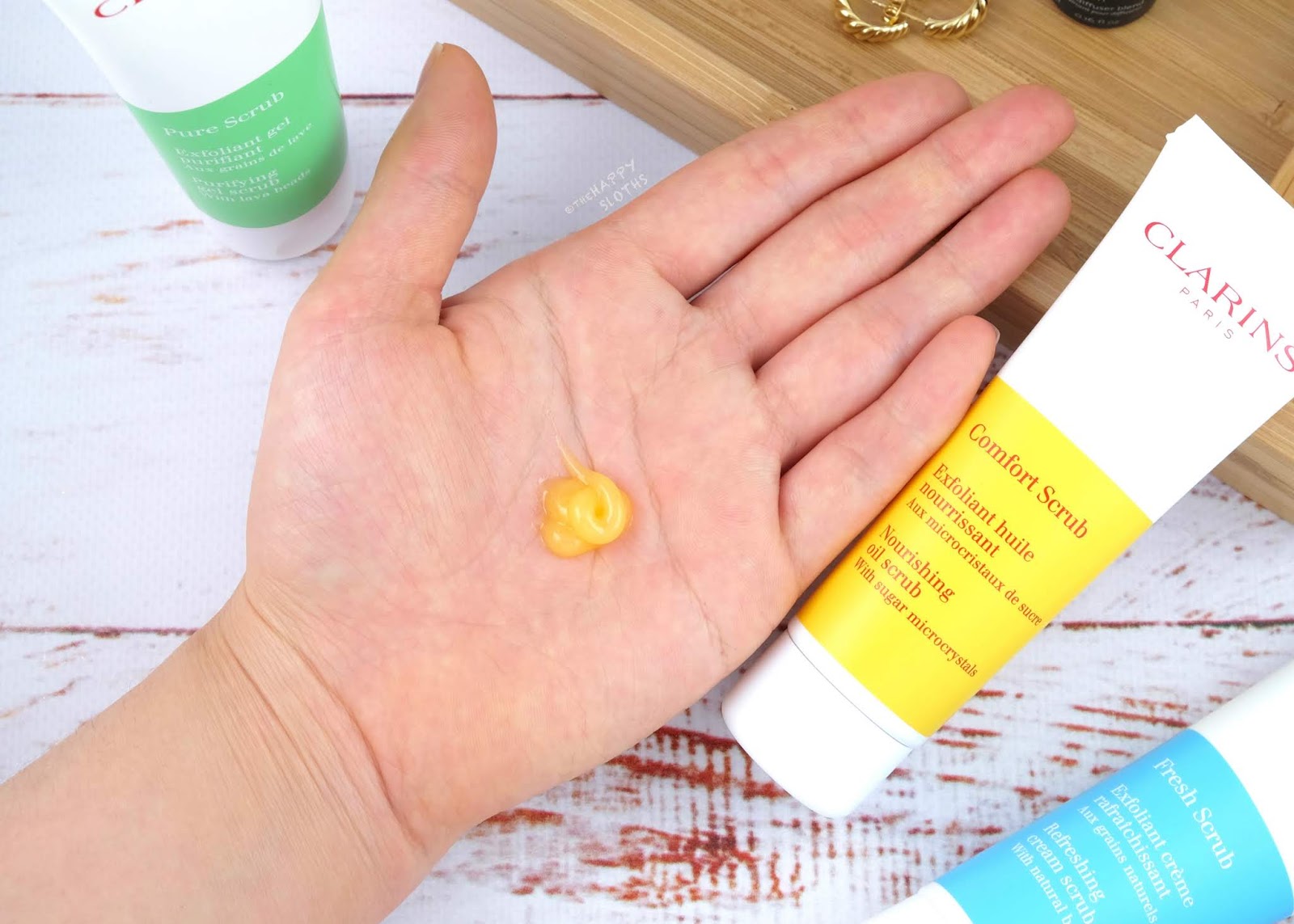 Clarins | Fresh Scrub, Comfort Scrub & Pure Scrub: Review | The Happy ...