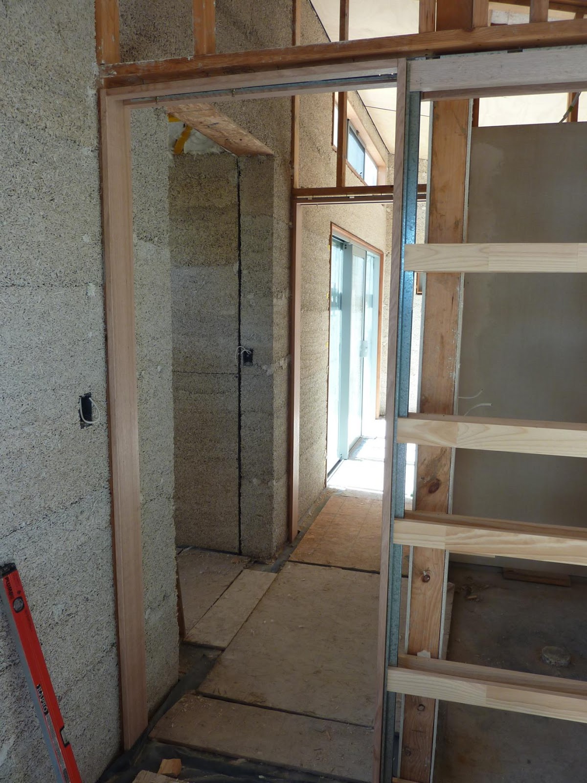 Culburra Hemp House: Installing Cavity Sliding Doors