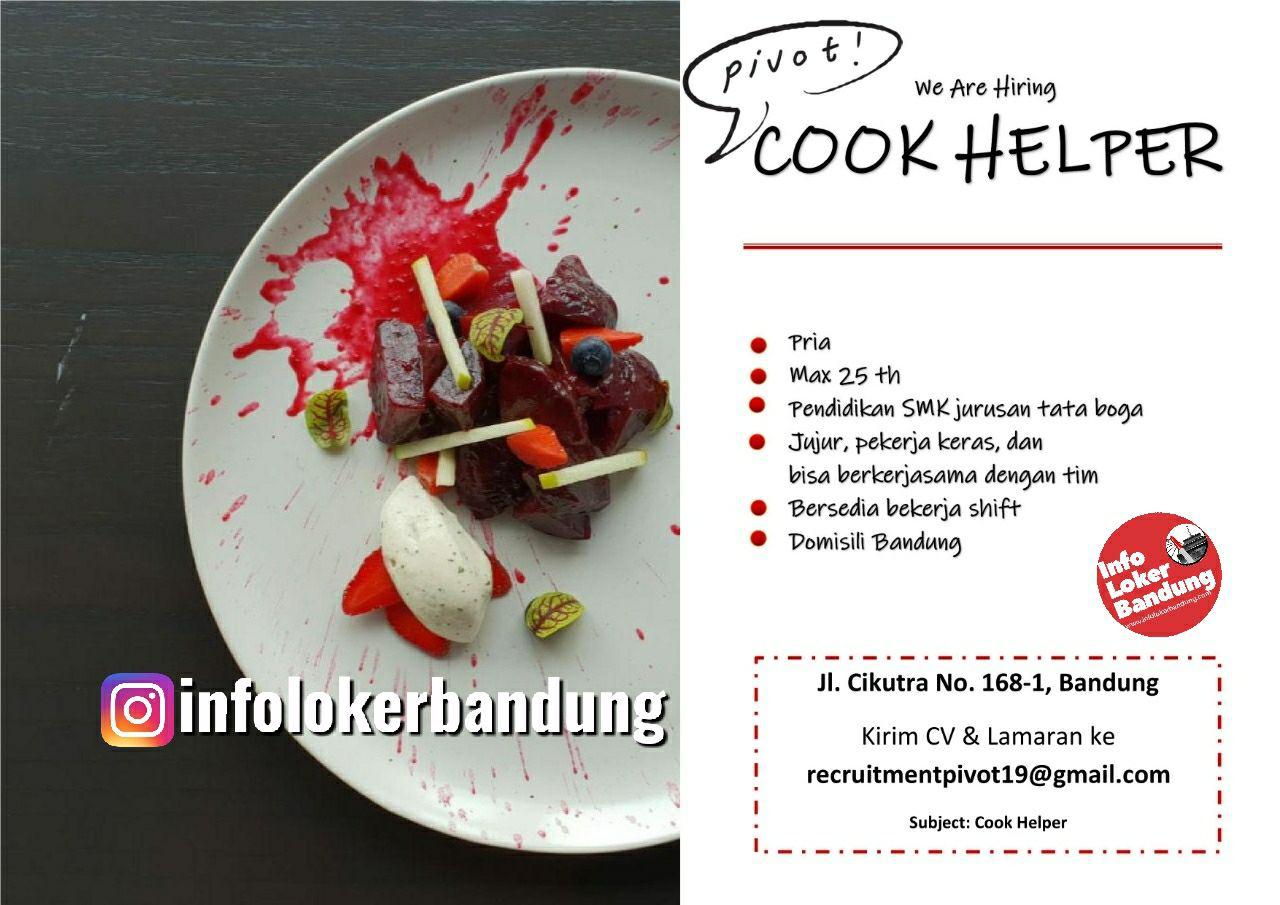 Lowongan Kerja Cook Helper Pivot Coffee Bandung September 2019 - Info ...