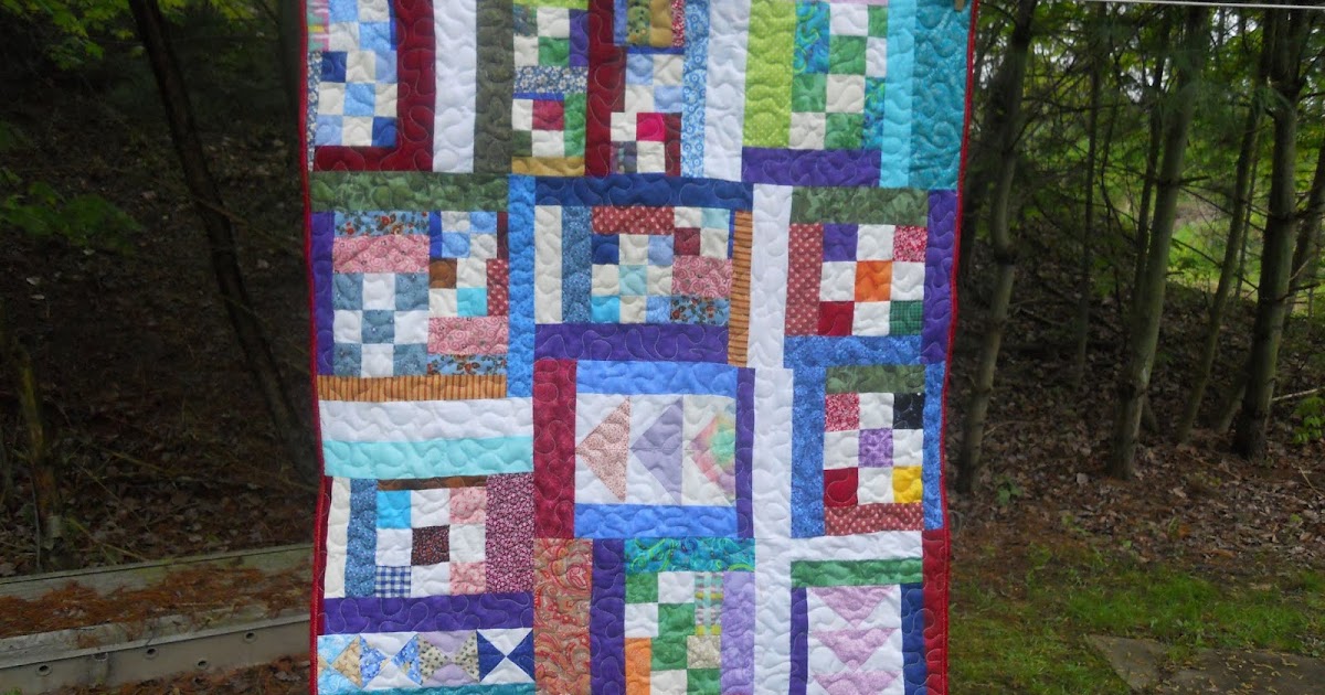 Kathy's Quilting Blog: Orphan Block H2H and May OMG Quilt Finish