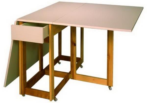 Sewing Cutting And Storing Table For Small Spaces