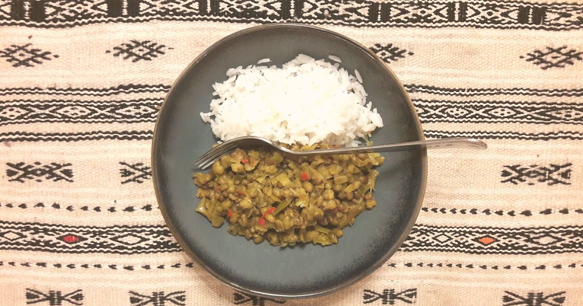 Dahl de haricots mungo aux poireaux