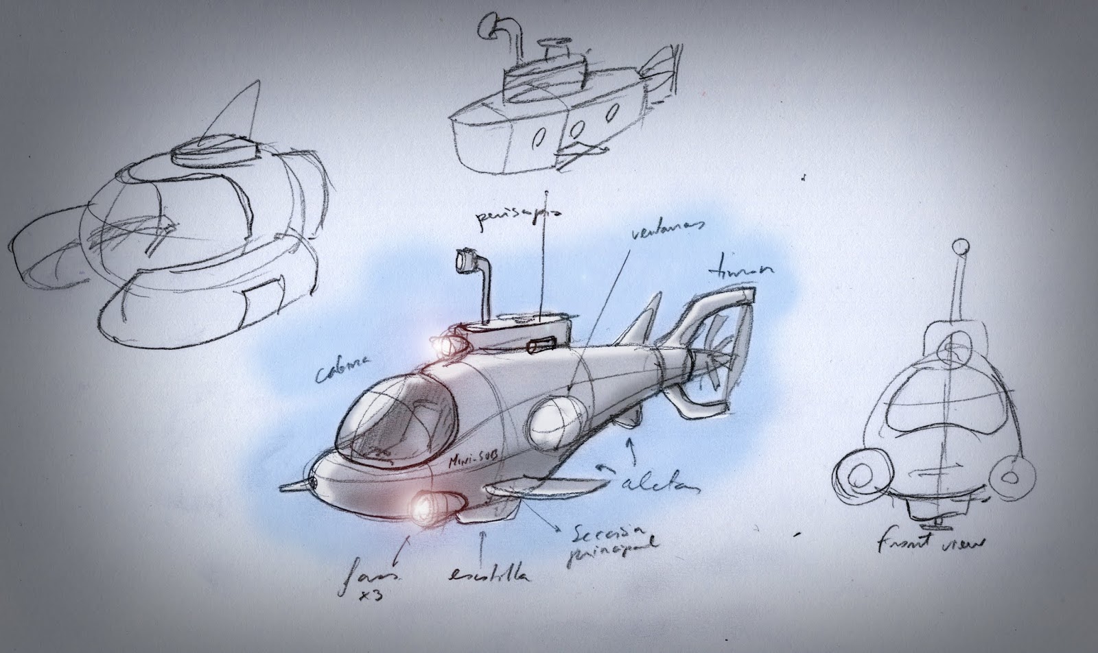 INFOGEOMETRÍA: MINI-SUB CONCEPT DESIGN
