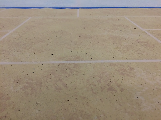 Scenic Painting Process Journal: Stone - Spatter through Medallion