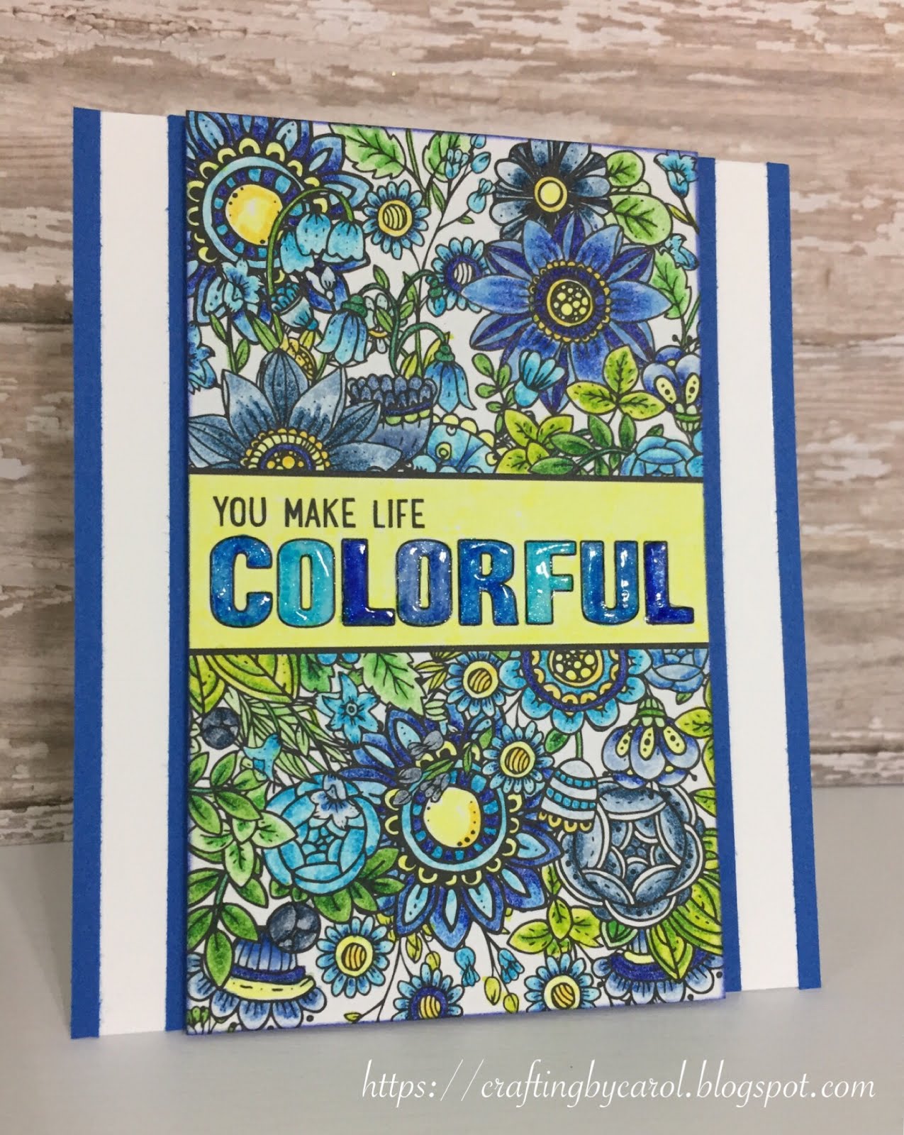 Crafting By Carol: Daily Coloring Challenge, Week 1