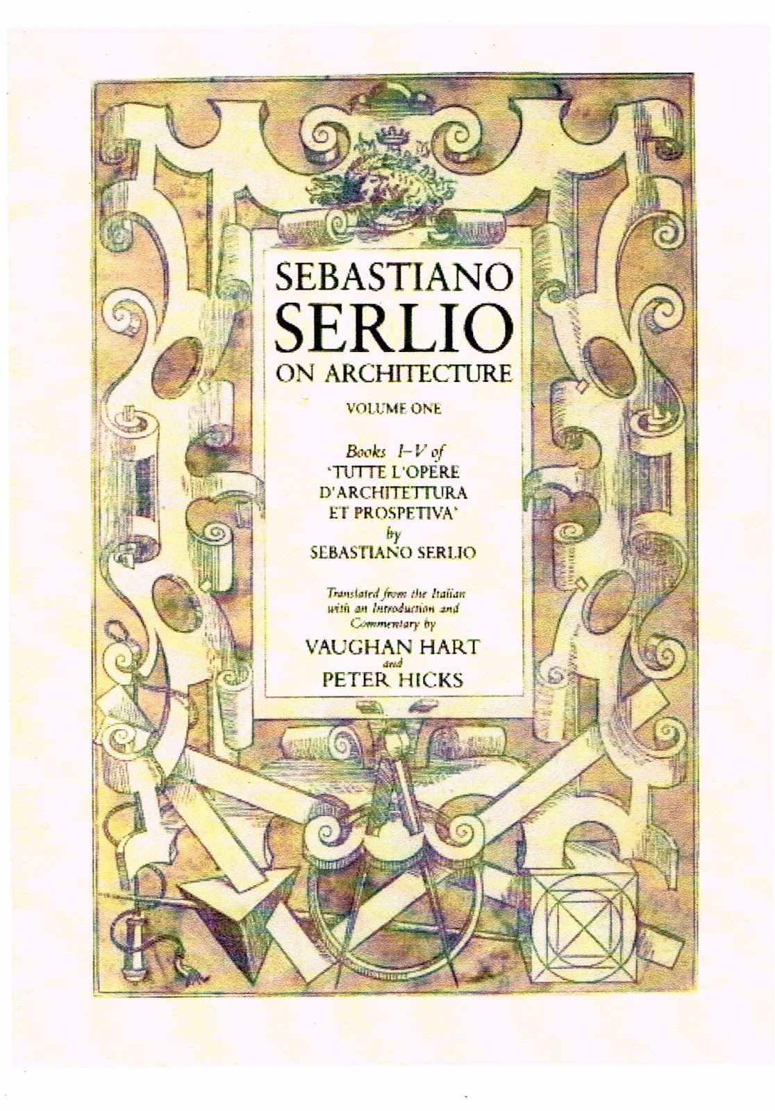 Jane Griswold Radocchia: Serlio writes about Practical Geometry