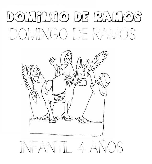 MATERIALES DE RELIGIÓN CATÓLICA: DOMINGO DE RAMOS. Infantil MATERIALES DE RELIGIÓN CATÓLICA: DOMINGO DE RAMOS. Infantil