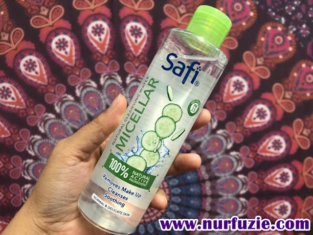 Safi Micellar Natural Cleansing Water Menanggalkan Solekan Dengan Satu ...