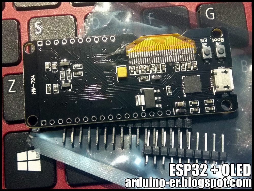 Arduino-er: ESP32 + OLED Module Arduino-er: ESP32 + OLED Module