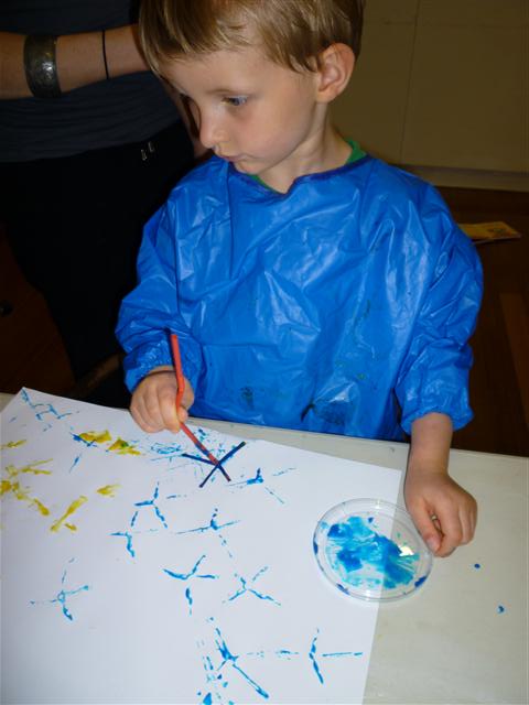 Toddler Time: Straw Printing