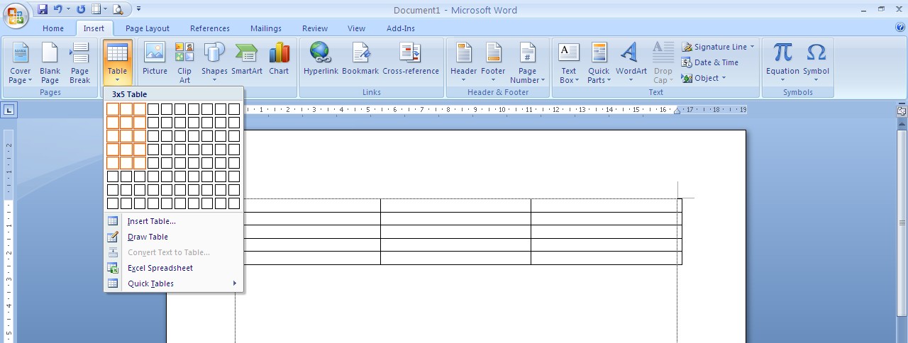 CARA MEMBUAT TABEL PADA MICROSOFT WORD - Sepuh 86