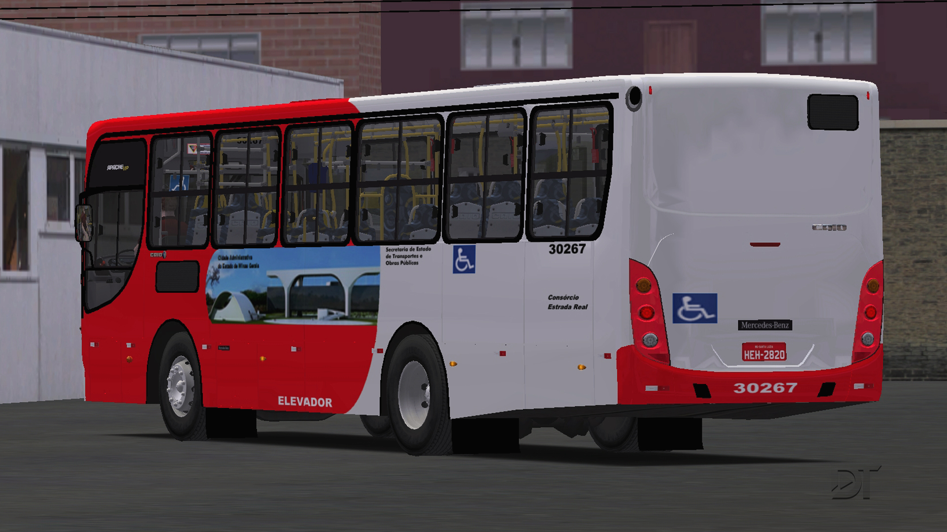 OMSI 2 - Caio Apache VIP II Midi MB OF-1418 no padrão MG - Ônibus ...