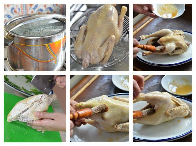 Indonesian Medan Food: Ayam Putih Potong / Pek Cham Kee / White Cut Chicken