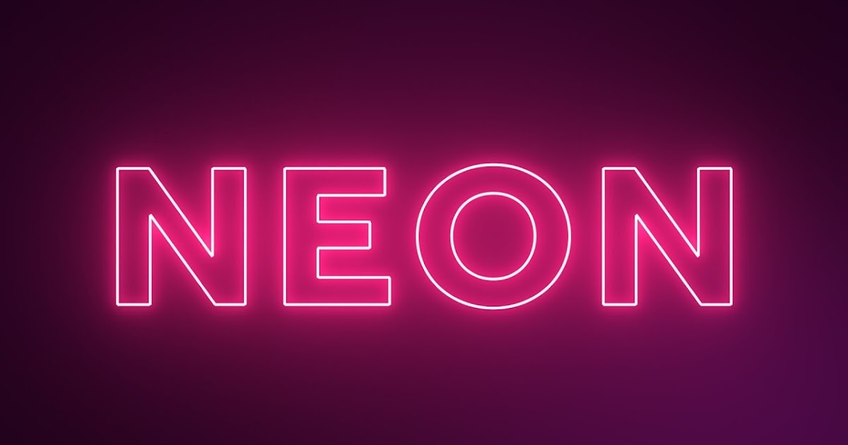 How to create Neon Text Effect using HTML and CSS - MTH Schools