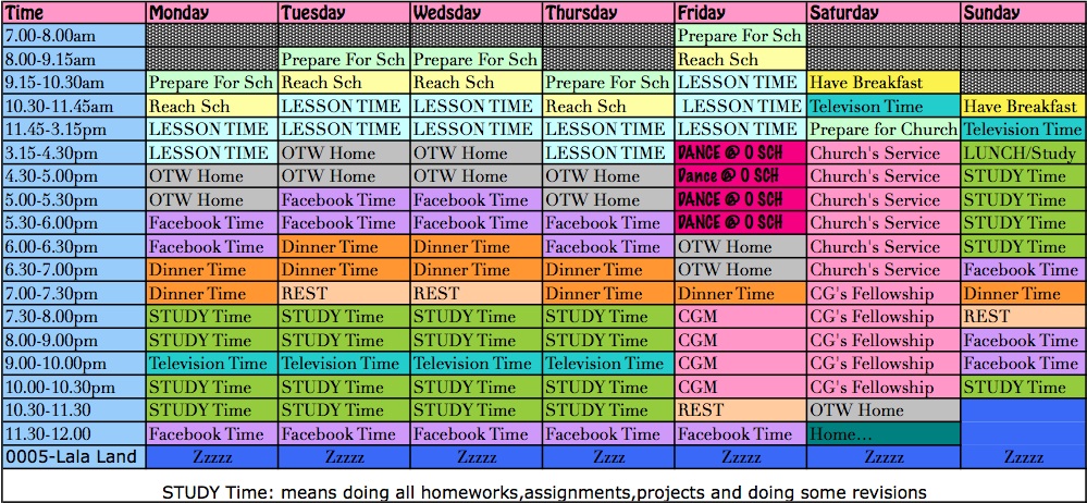 Personal Project: #3 [Timetable]